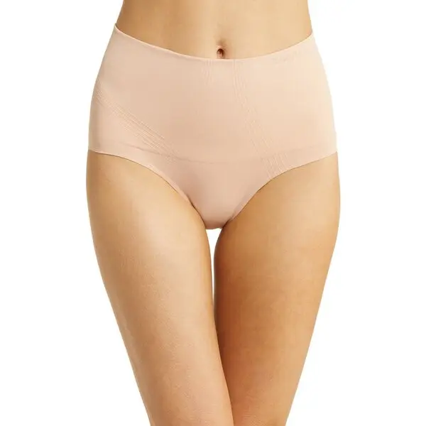 Chantelle Smooth Comfort High Waist Briefs - Clay Nude-0q