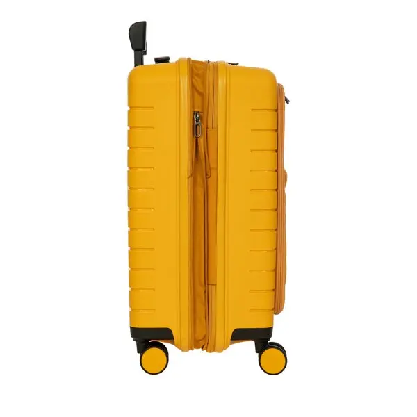 Bric'S By Ulisse 21-inch Expandable Carry On Spinner Suitcase With Pocket - Mango