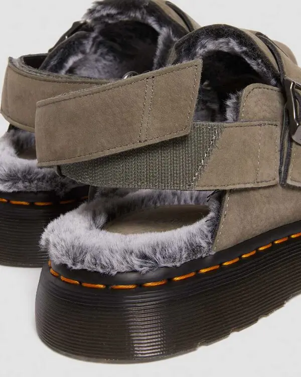 Dr. Martens Jorge II Faux Fur Lined Mules | Nickel Grey | Men’s Size 11 | NWT Jorge II Faux Fur Lined Mules in Nickel Grey | Dr. Martens main image 2