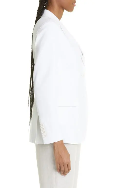 Eleventy Single-breasted Cotton-blend Blazer - 00 - White