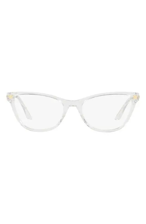 Versace 54mm Cat Eye Eyeglasses - Crystal