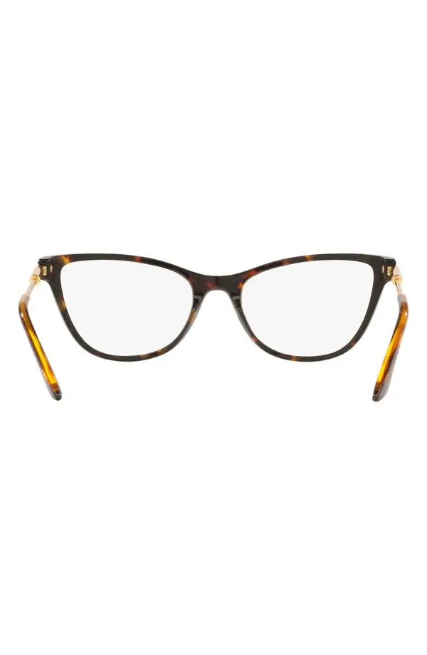 Versace 54mm Cat Eye Eyeglasses - Havana