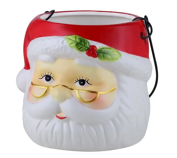 MR. CHRISTMAS 5' Nostalgic Ceramic Container Anta Claus