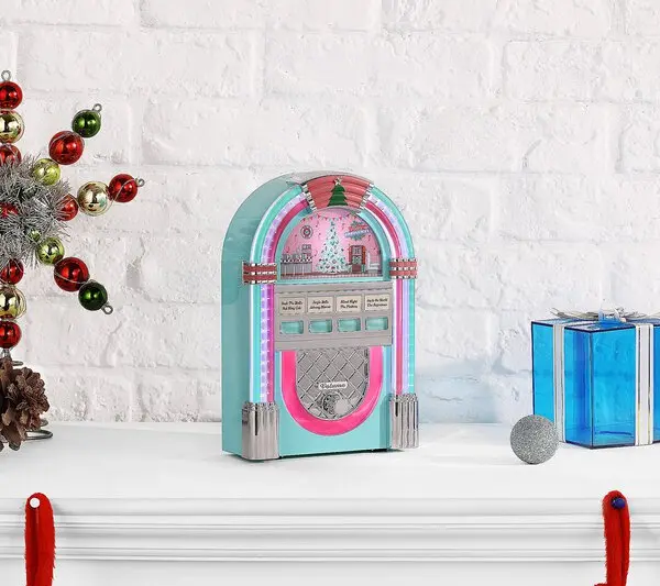 MR. CHRISTMAS 9' Retro Jukebox Teal