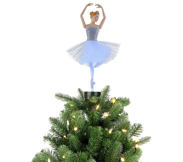 MR. CHRISTMAS 12.5' Animated Fiber-optic Baller Na Tree Topper - One-color
