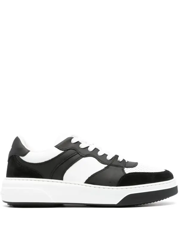 Dsquared2 Panelled Low-top Sneakers - Black