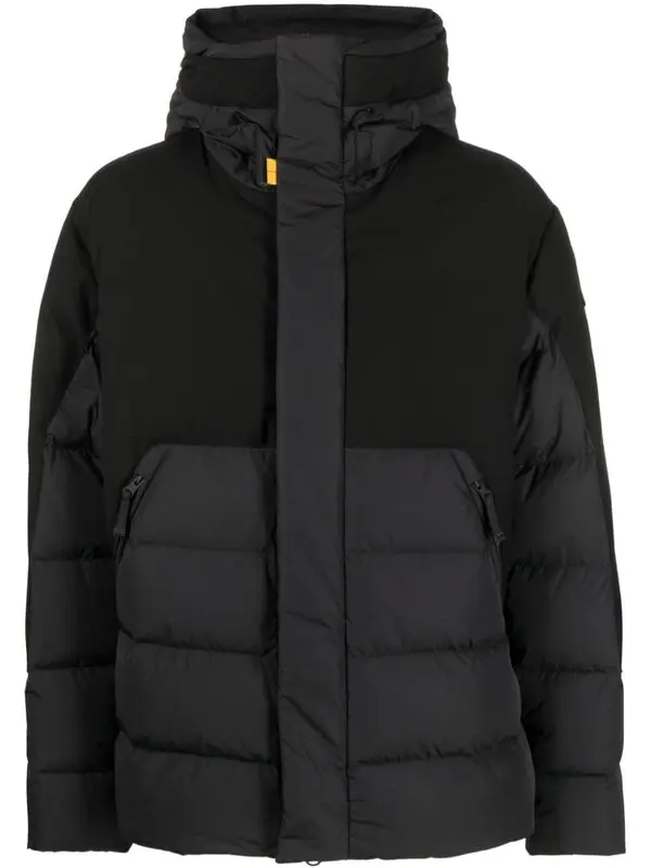 PARAJUMPERS Logo-patch Padded Jacket - Black