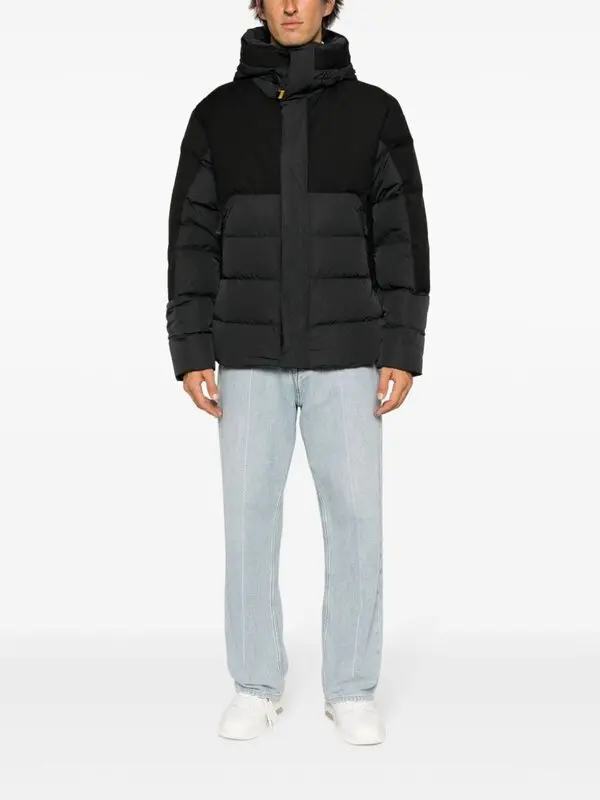 PARAJUMPERS Logo-patch Padded Jacket - Black