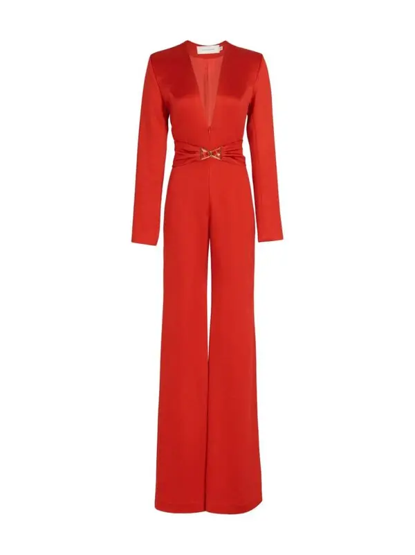 Silvia Tcherassi Taboa Belted Jumpsuit - Red