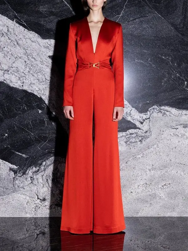Silvia Tcherassi Taboa Belted Jumpsuit