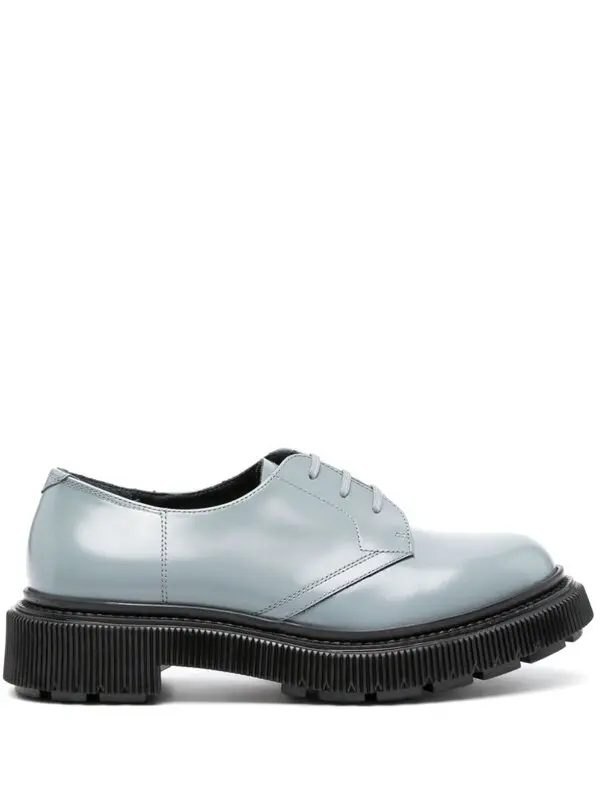ADIEU PARIS Type 132 Leather Derby Shoes - Blue