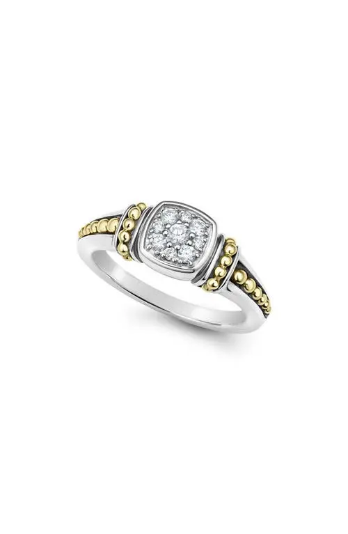 Lagos Rittenhouse Pavé Diamond Ring - Silver