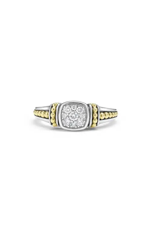 Lagos Rittenhouse Pavé Diamond Ring - Silver
