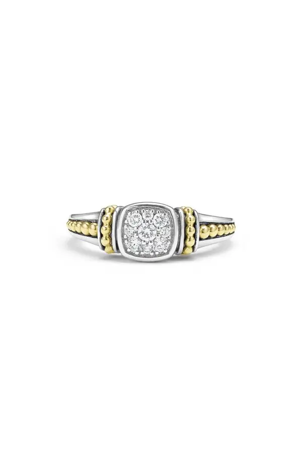Lagos Rittenhouse Pavé Diamond Ring - Silver