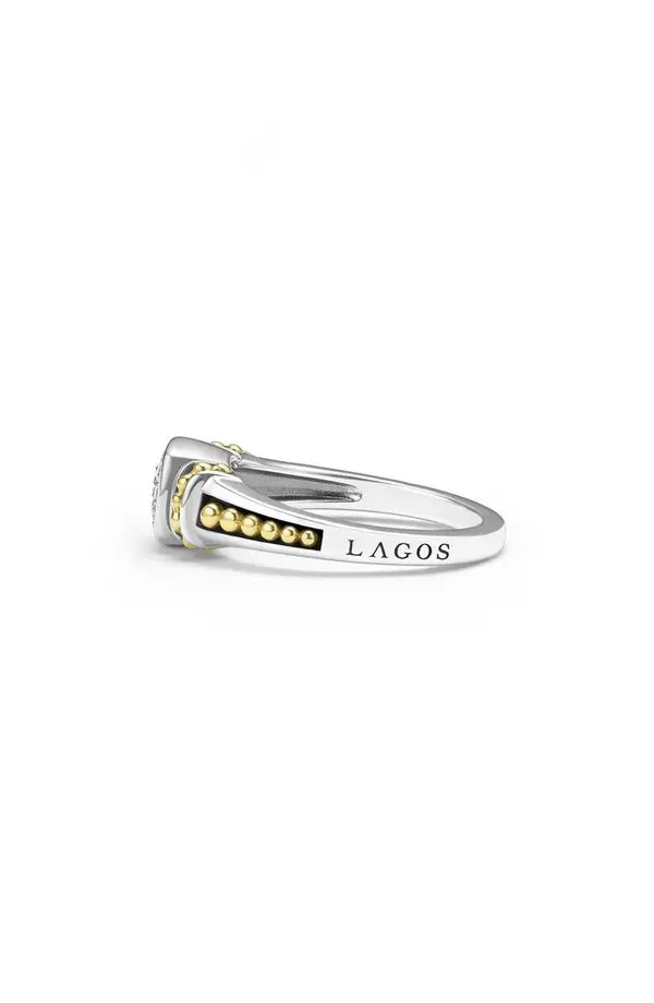 Lagos Rittenhouse Pavé Diamond Ring - Silver