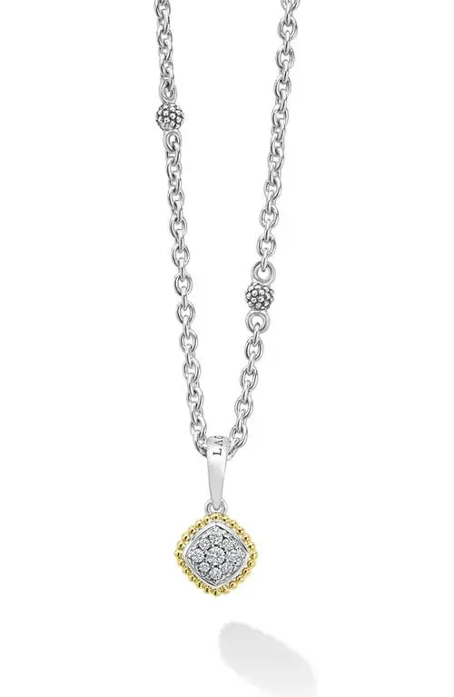 Lagos Rittenhouse Diamond Pendant Necklace - Silver