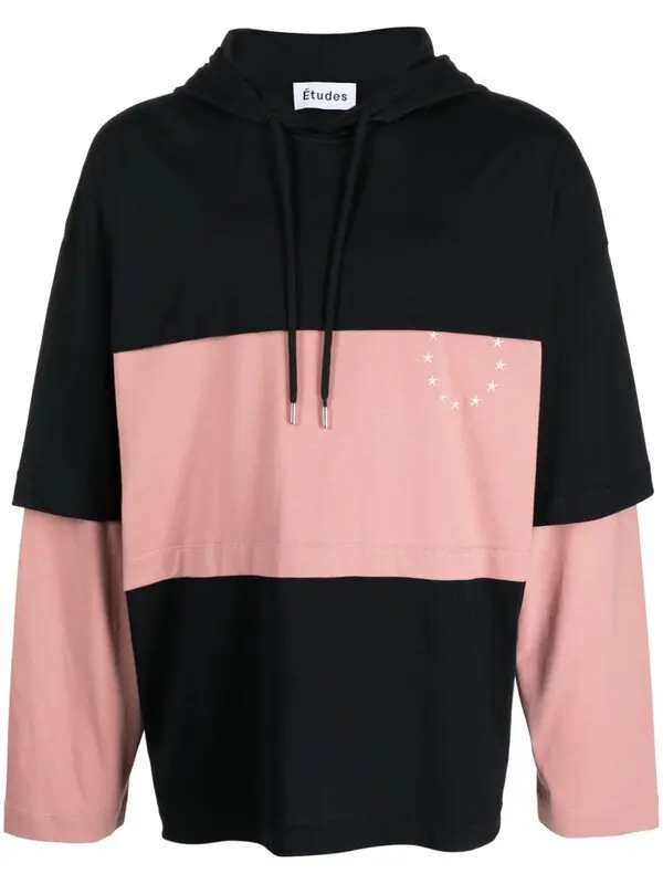 Études Studio Pave Europa Organic-cotton Hoodie - Black