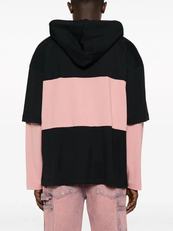 Études Studio Pave Europa Organic-cotton Hoodie - Black