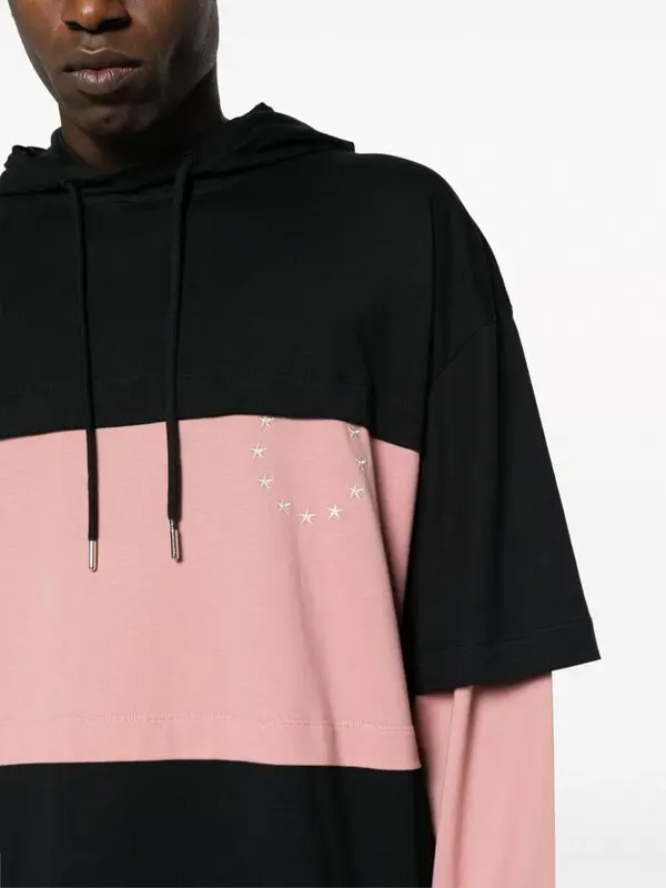 Études Studio Pave Europa Organic-cotton Hoodie - Black