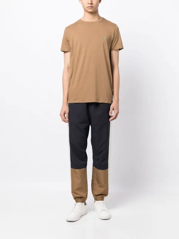 Lacoste Logo-embroidered Cotton T-shirt