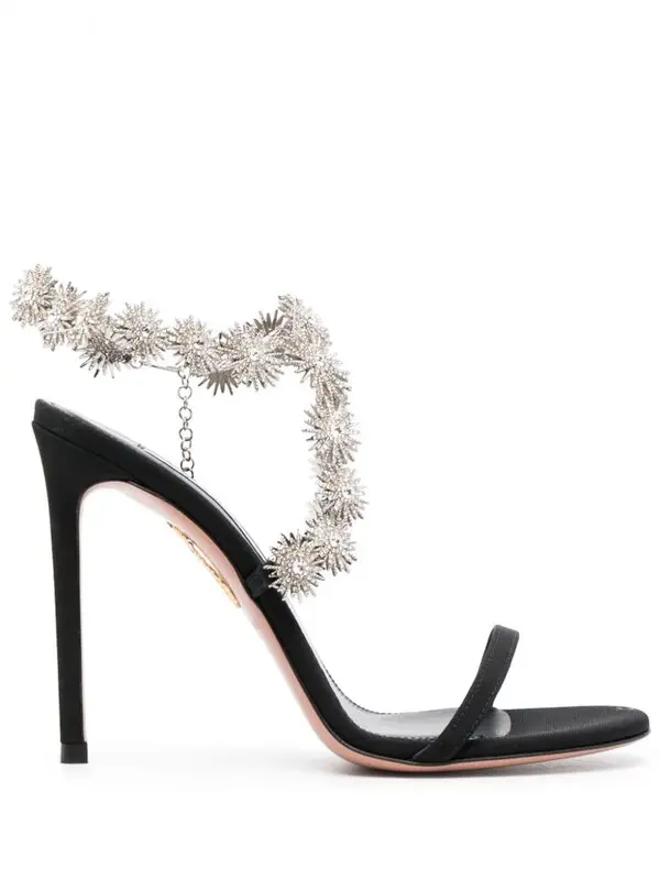 AQUAZZURA Comet 105mm Crystal-embellished Sandals