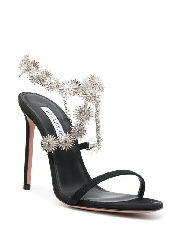AQUAZZURA Comet 105mm Crystal-embellished Sandals