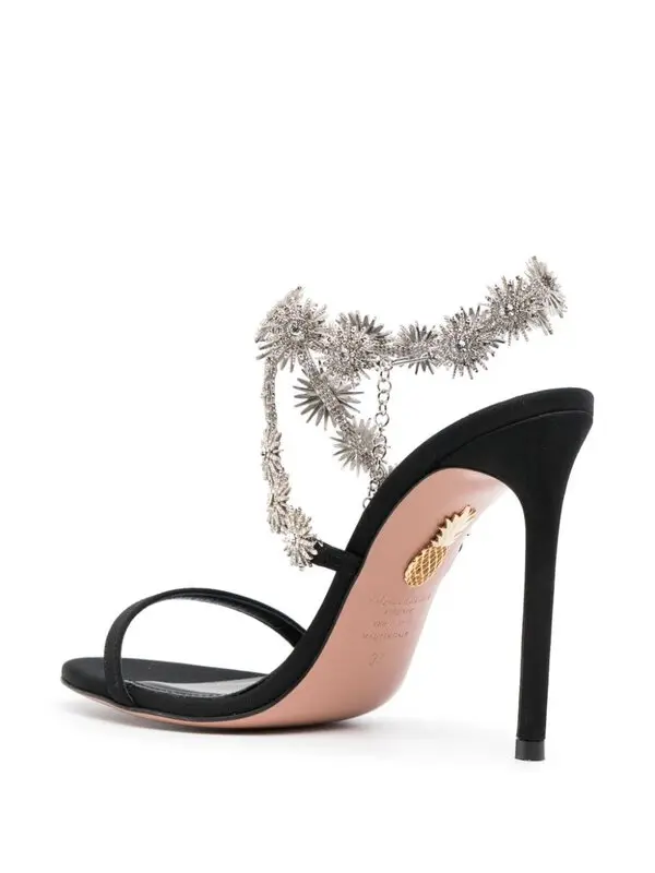 AQUAZZURA Comet 105mm Crystal-embellished Sandals