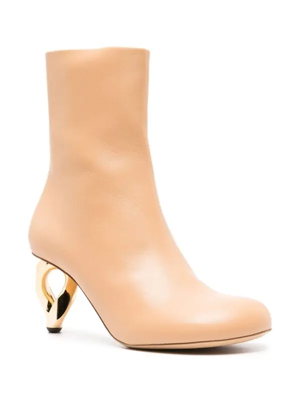 JW Anderson 105mm Sculpted-heel Leather Boots