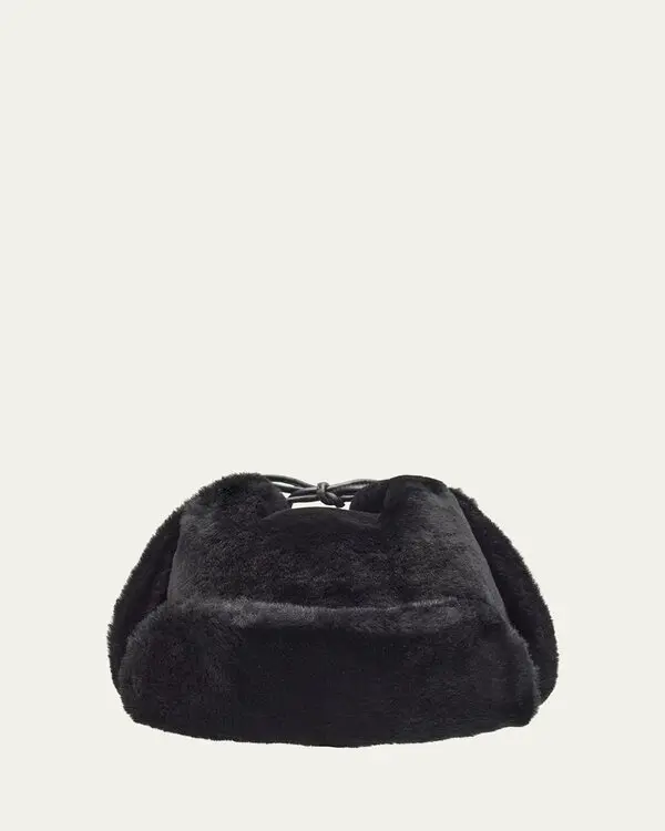 Pologeorgis Merino Shearling Trapper Hat - Coco