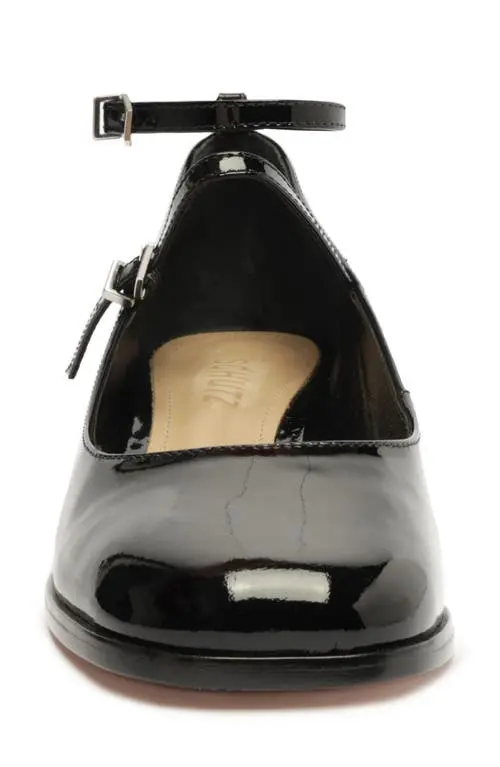 Schutz Dorothy Block Heel Mary Jane Pump
