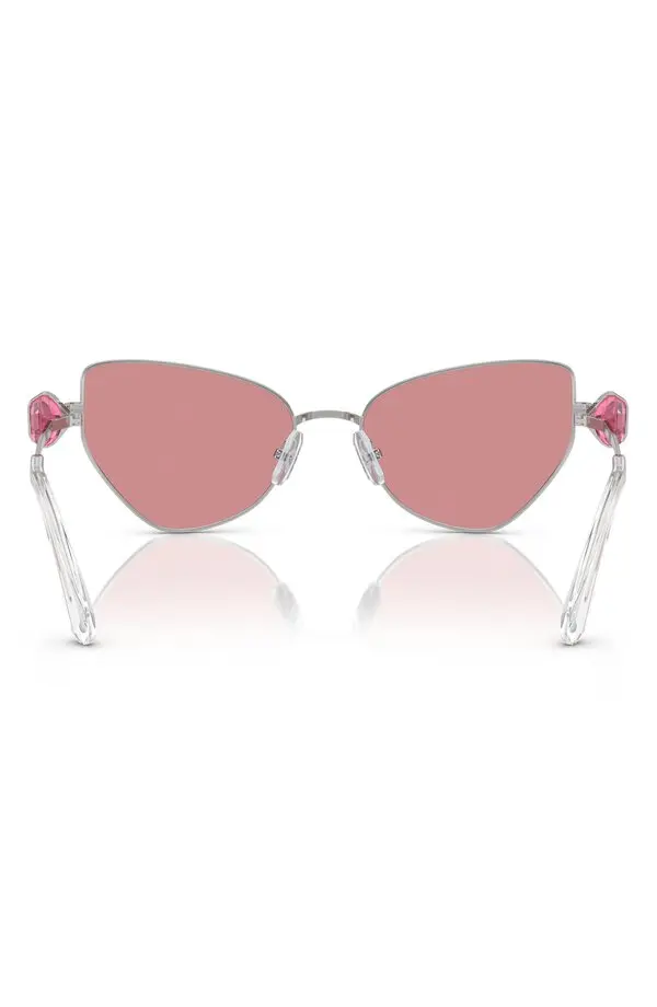 SWAROVSKI 57mm Irregular Sunglasses