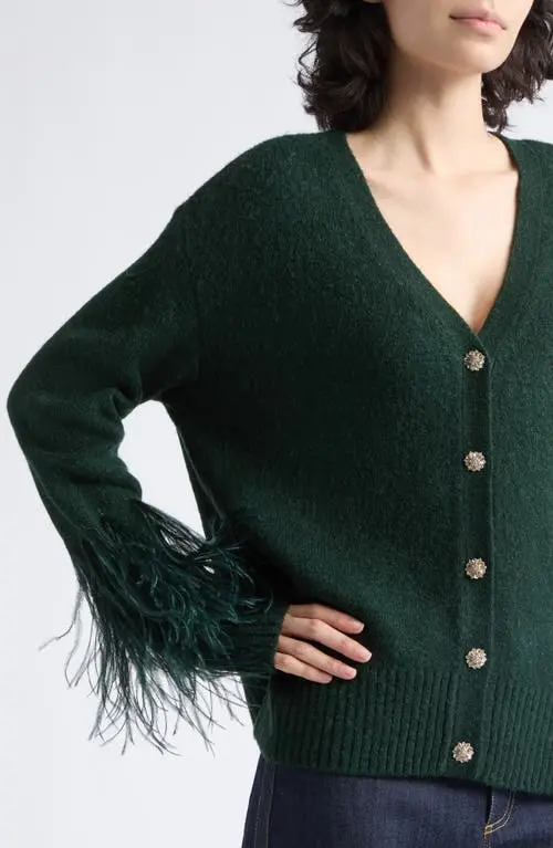 Cinq À Sept Briana Cardigan - Deep Malachite