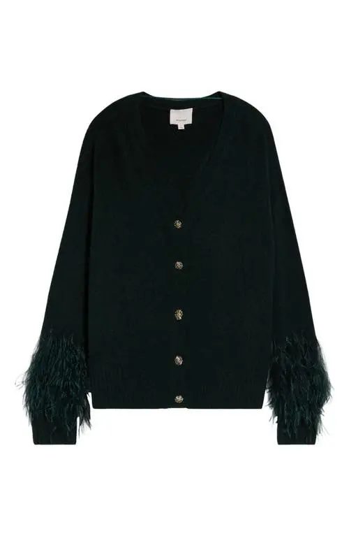 Cinq À Sept Briana Cardigan - Deep Malachite