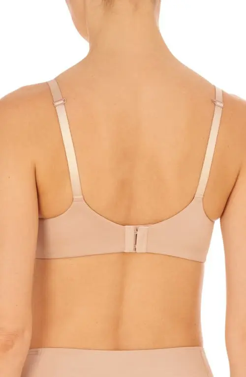 Natori Liquid Underwire Balconette Push-up Bra - Light Mocha