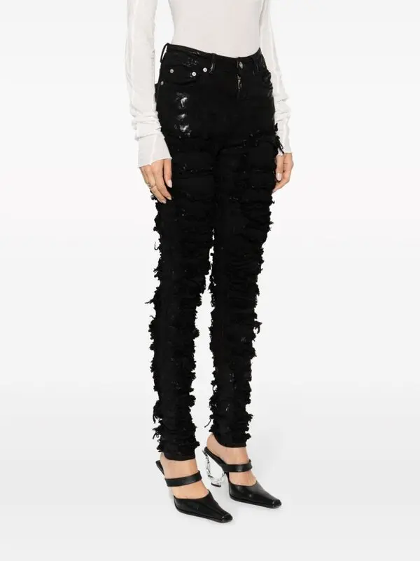 Rick Owens Detroit High-rise Skinny Jeans - Black