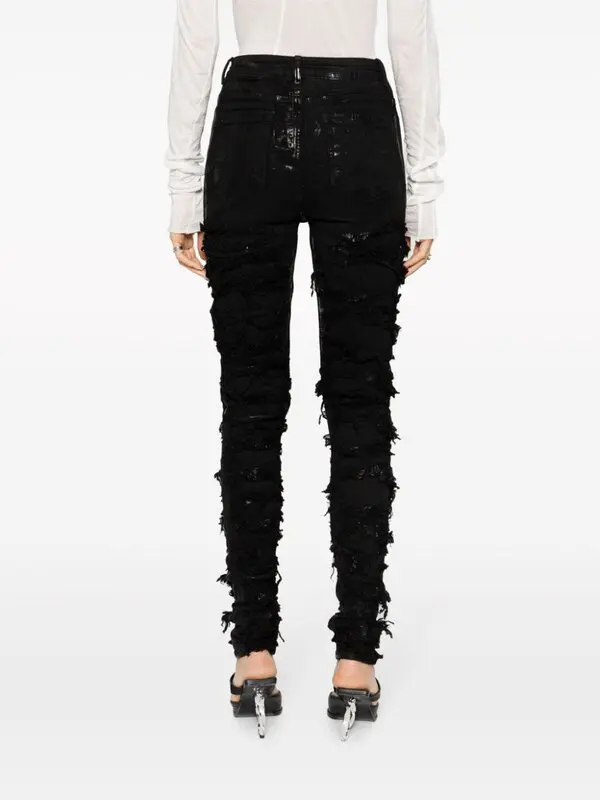 Rick Owens Detroit High-rise Skinny Jeans - Black