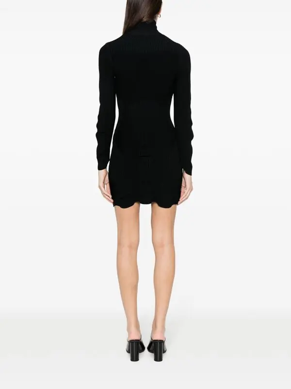 ALESSANDRO VIGILANTE Roll-neck Minidress