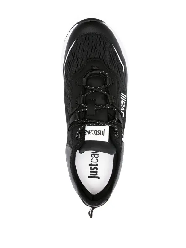 Just Cavalli Logo Panelled Sneakers