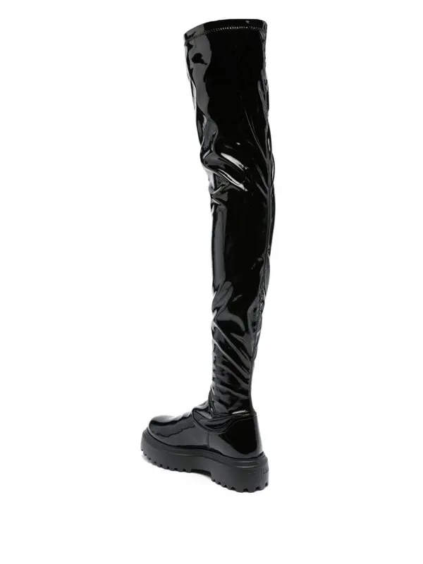 LE SILLA Ranger 50mm Thigh-high Boots - Black