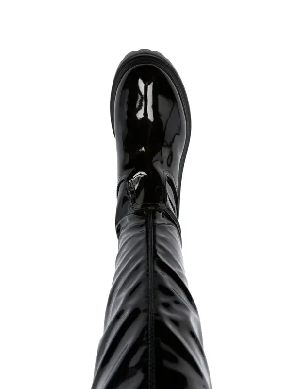 LE SILLA Ranger 50mm Thigh-high Boots - Black