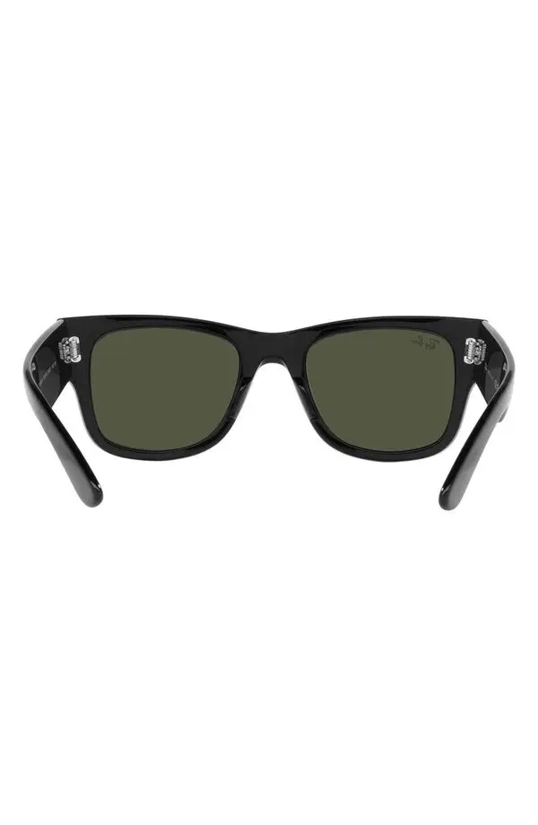 Ray-ban Mega Wayfarer 52mm Square Sunglasses - Black
