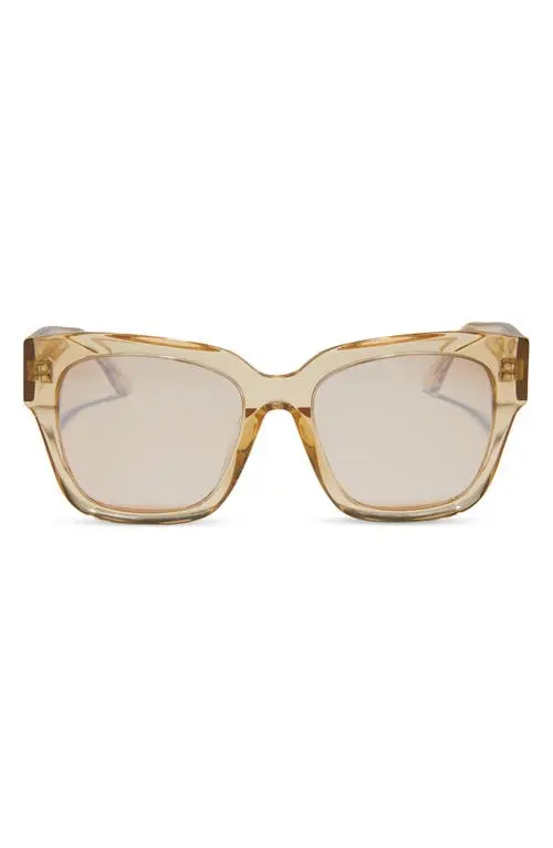 DIFF Bella 54mm Square Sunglasses - Honey Crystal Flash
