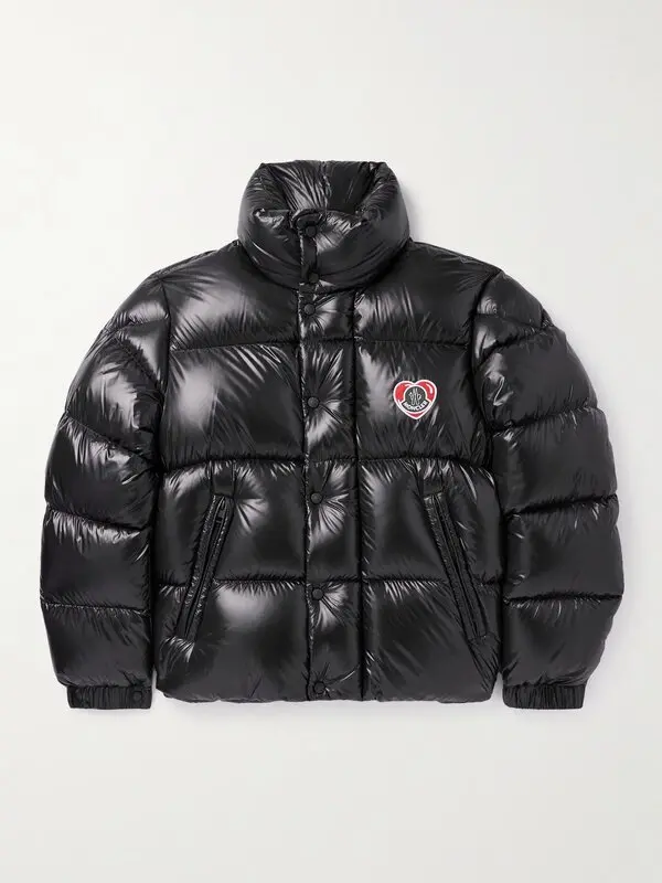 Moncler Misam Logo-appliquéd Quilted Down Jacket
