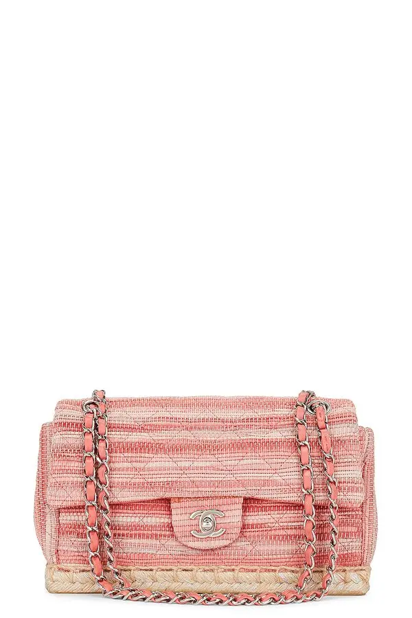Chanel Jute Espadrille Flap Bag