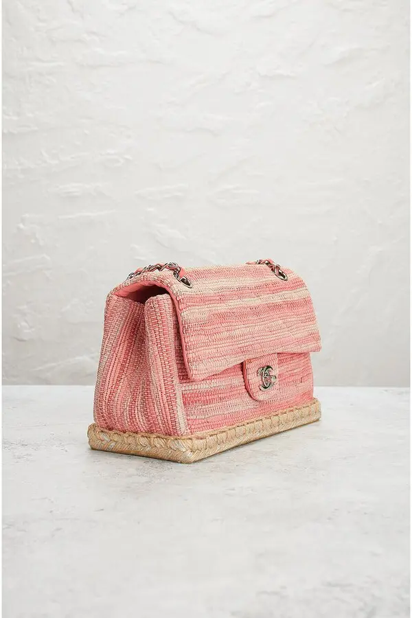 Chanel Jute Espadrille Flap Bag