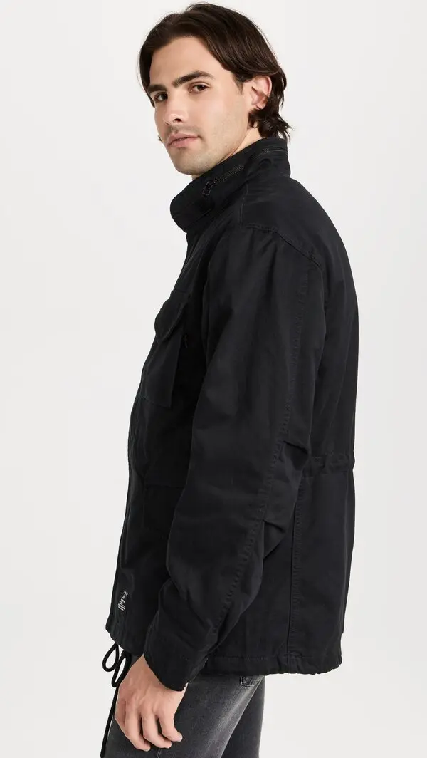Alpha Industries M-65 Relaxed Fit Field Jacket - Black