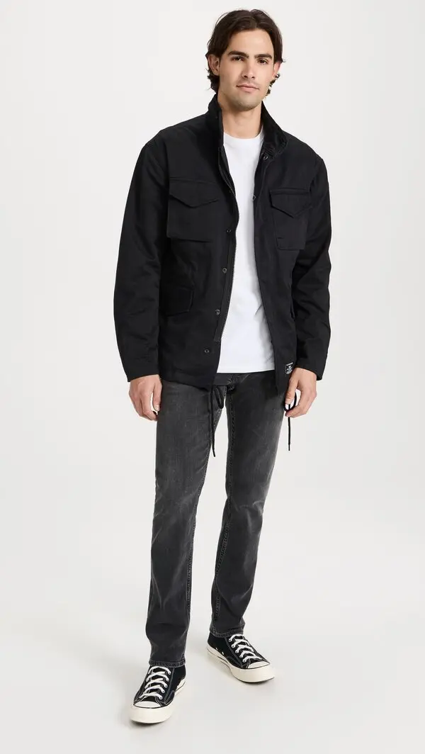 Alpha Industries M-65 Relaxed Fit Field Jacket - Black