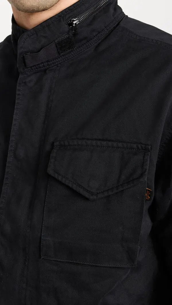 Alpha Industries M-65 Relaxed Fit Field Jacket - Black