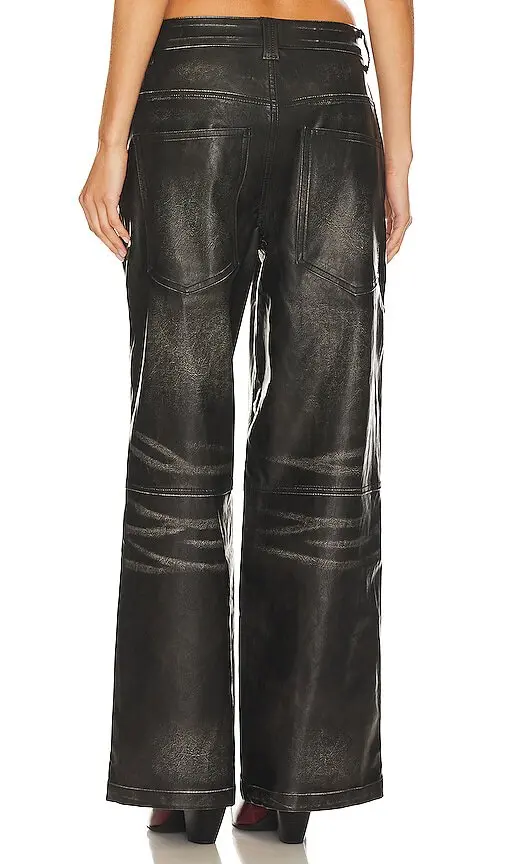 JADED LONDON Distressed Faux Leather Colossus Pant