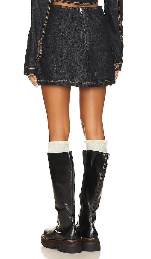Amanda Uprichard Dale Denim Skort - Indigo